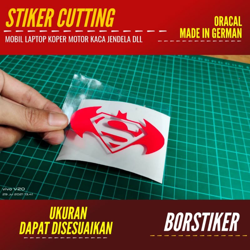 Jual STIKER SUPERMAN | STICKER CUTTING BAHAN ORACAL CUSTOM LOGO ...