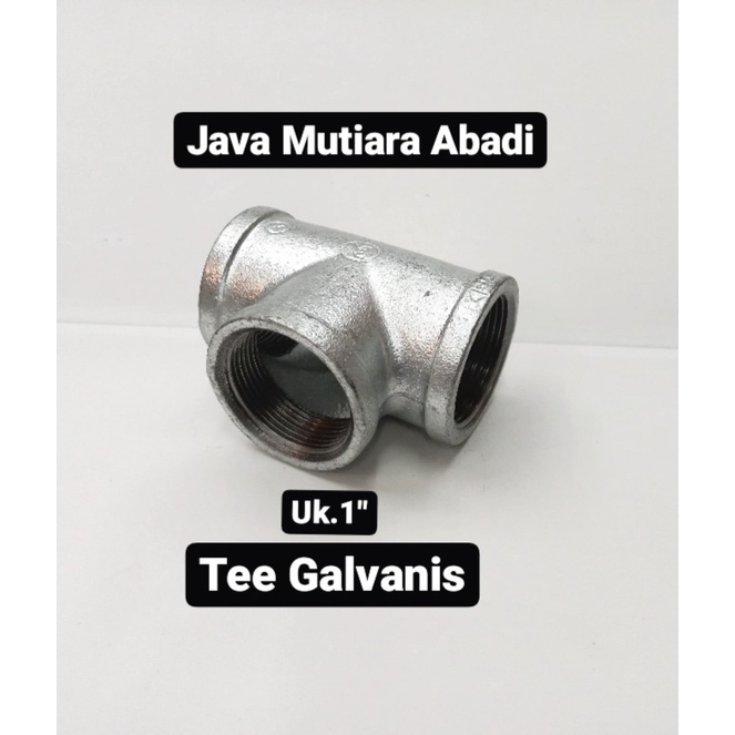 Jual T Galvanis Besi uk.1'' drat BSPT (G)/Tee drat dalam Galvanis ...