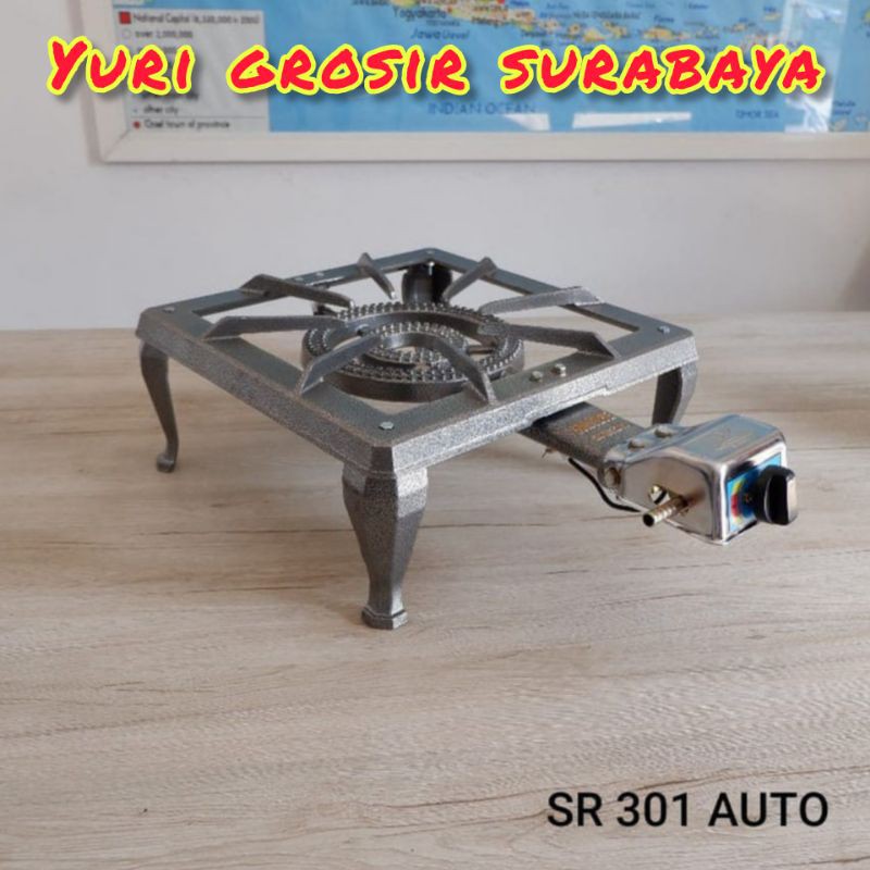 Jual Kompor Cor 1 Tungku Sunrise SR 301 Auto | Shopee Indonesia