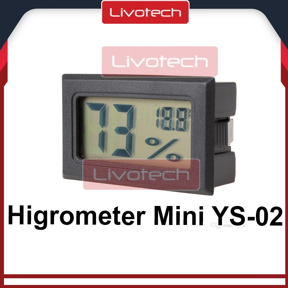 Jual Digital Mini Hygrometer / Higrometer Kecil Alat Ukur Suhu & Kelembaban | Shopee Indonesia