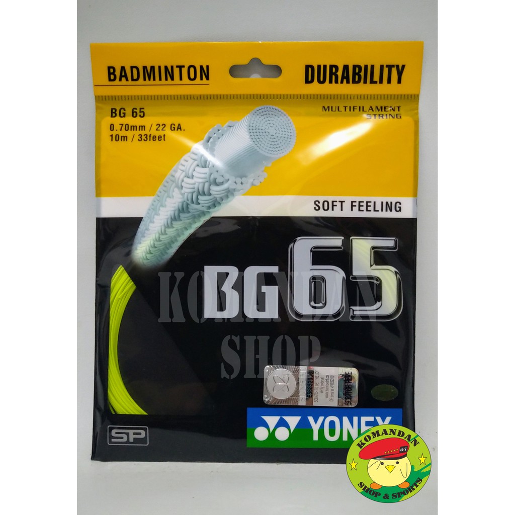 Jual Senar Badminton Yonex BG 65 Original | Shopee Indonesia