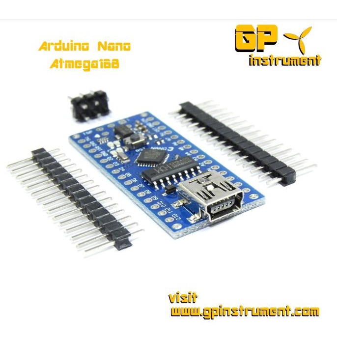 Jual Produk Terbaik] Arduino NANO ATmega168 CH340 ATmega 168 CH 340 Mini USB Not Solder | Shopee ...