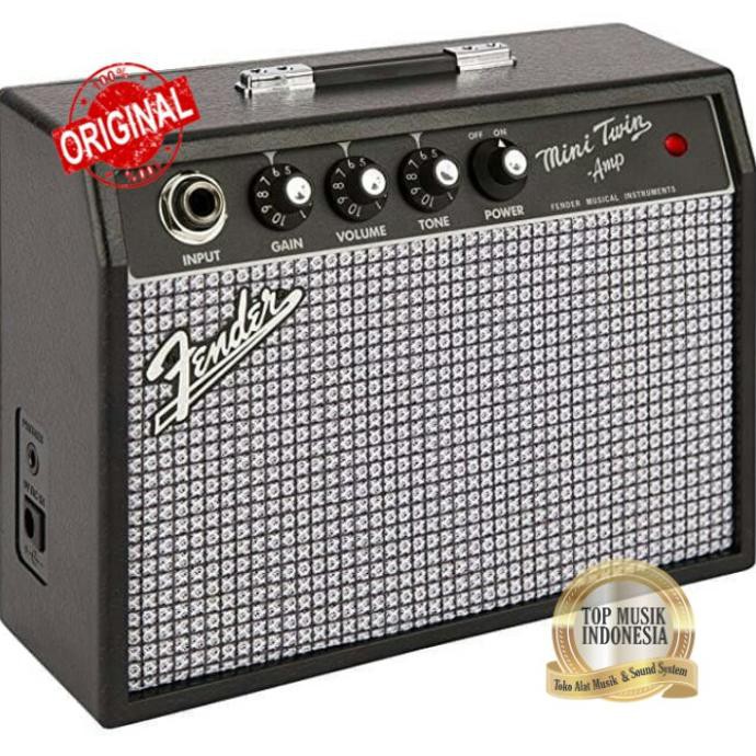 Jual Fender Mini 65 Twin Amp - Miniature Electric Guitar Amplifier ...