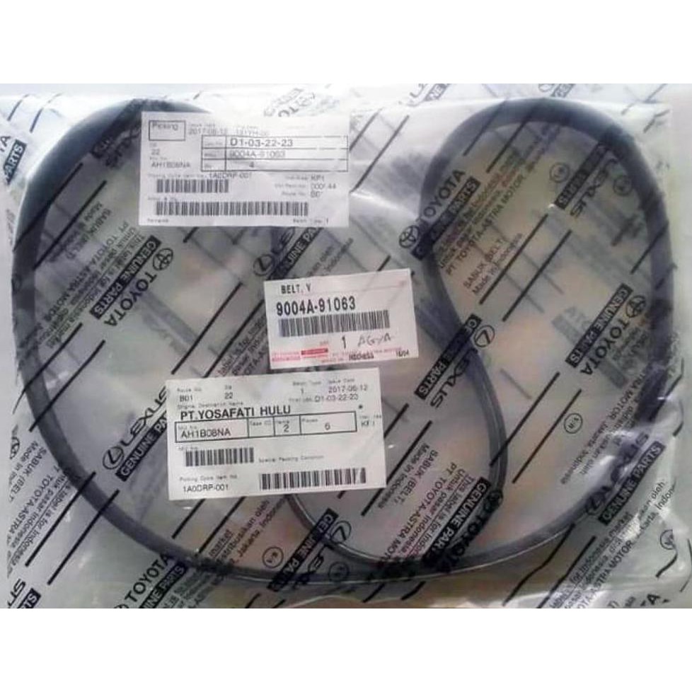 Jual TALI KIPAS V FAN BELT AGYA AYLA ORIGINAL 6PK1155 9004A-91063 ASLI ...