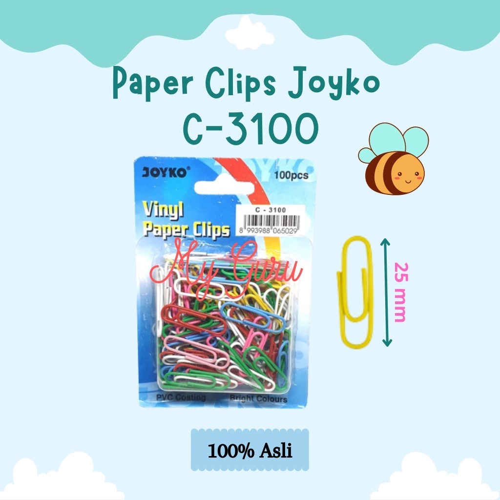 Jual [CARD] PAPER CLIP JOYKO / KLIP JOYKO / PENJEPIT KERTAS JOYKO C ...