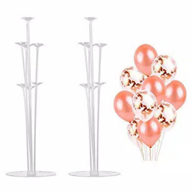 Jual Standing Balon Stand balon isi 7 tangkai untuk Dekorasi Meja Ulang ...