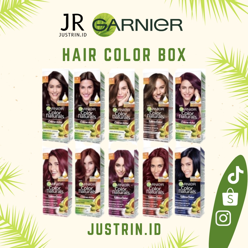 Jual GARNIER Hair Color Box Colour Kotak | Pewarna Cat Rambut Halal ...