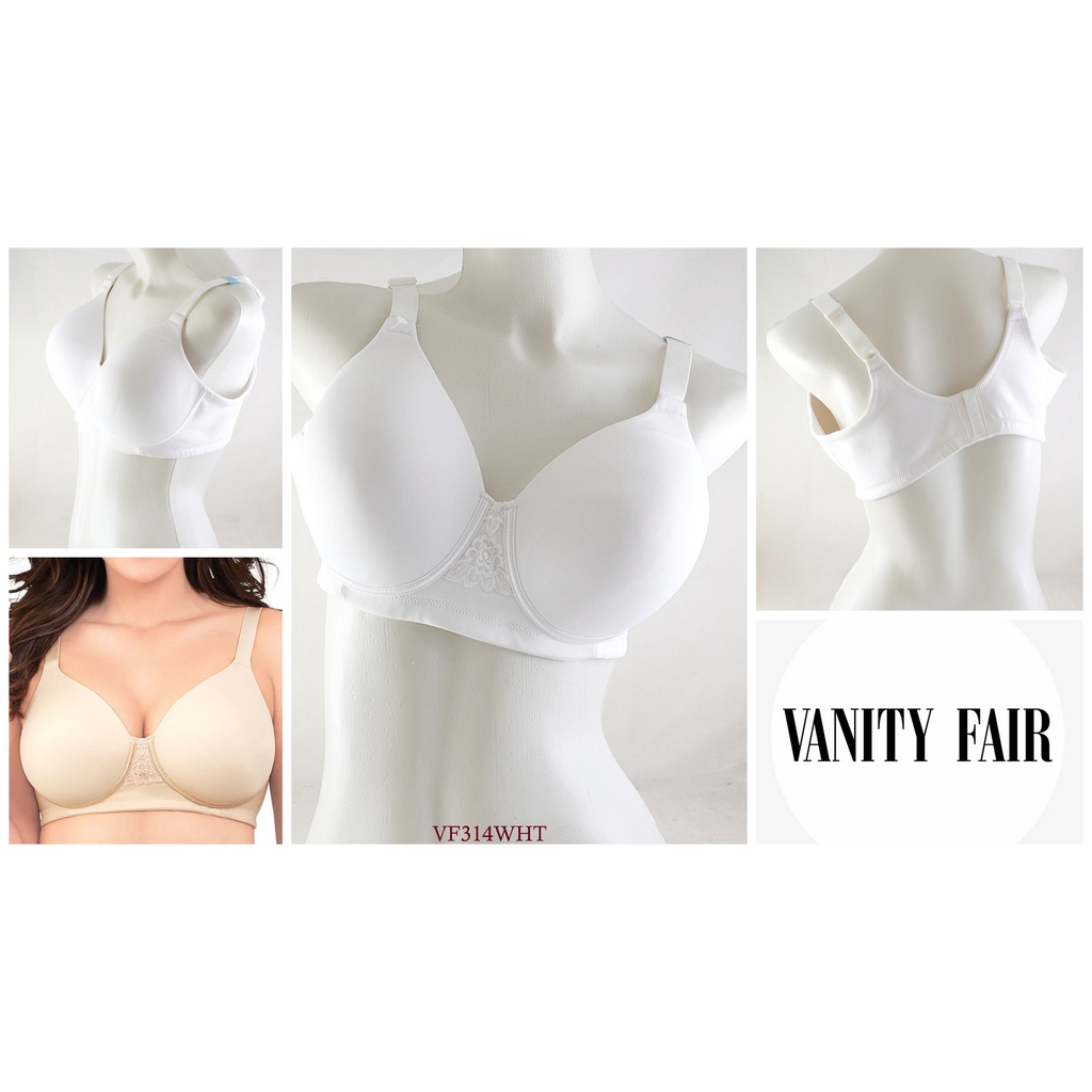 Jual Bra Wanita Big Size Tanpa Kawat Busa Tipis Full Cup VANITY FAIR / Pakaian Dalam Super ...