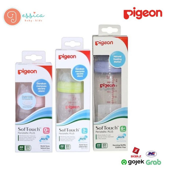 Jual Pigeon Bottle Soft Touch Peristaltic Plus (Wide Neck) | Shopee Indonesia