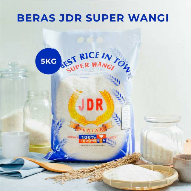 Jual Beras JDR SUPER WANGI 5KG | Shopee Indonesia