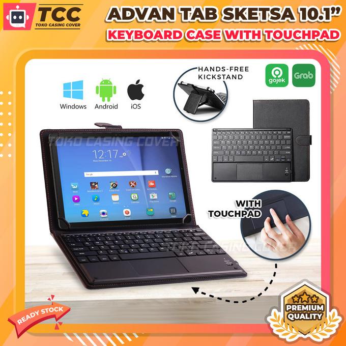 Jual Advan Tab Sketsa 10.1 inch Keyboard Case Flip Casing Touchpad ...