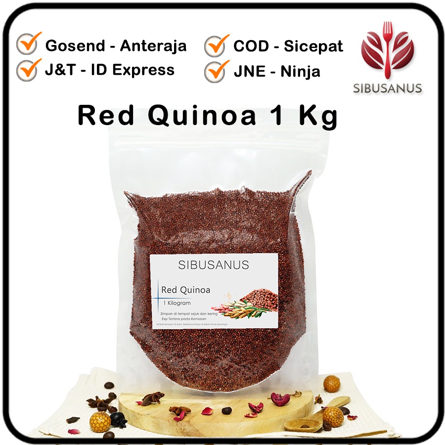 Jual Quinoa Merah 1kg Red Quinoa 1 Kg | Shopee Indonesia