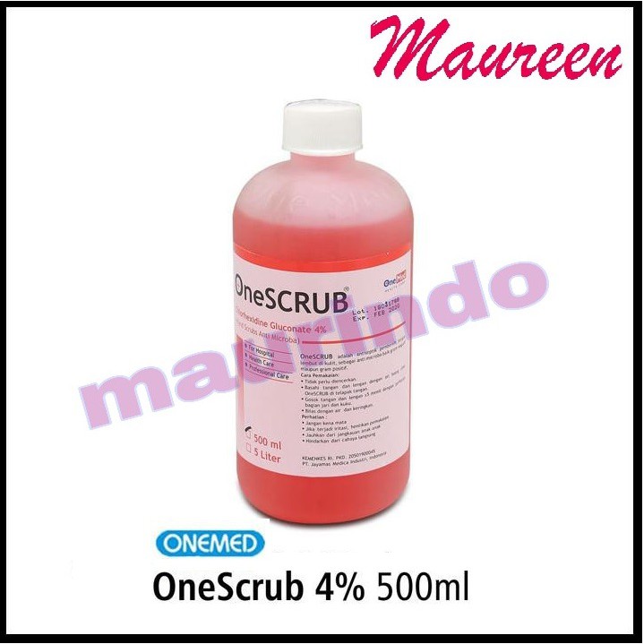 Jual [ COD] Onemed Onescrub 4 % One Scrub Refil 500 ml Hand Scrubs 4% ...