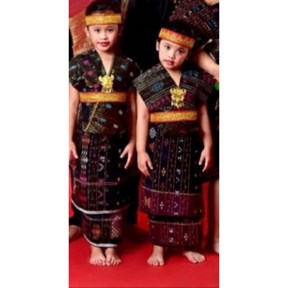 Jual Pakaian Kostum Adat Batak Anak Perempuan Baju Adat Anak Dari Ulos Sadum Batak Toba | Shopee ...