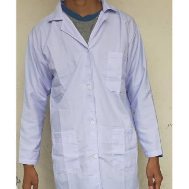 Jual Jas lab lengan panjang baju laboratorium baju koas baju lab ...