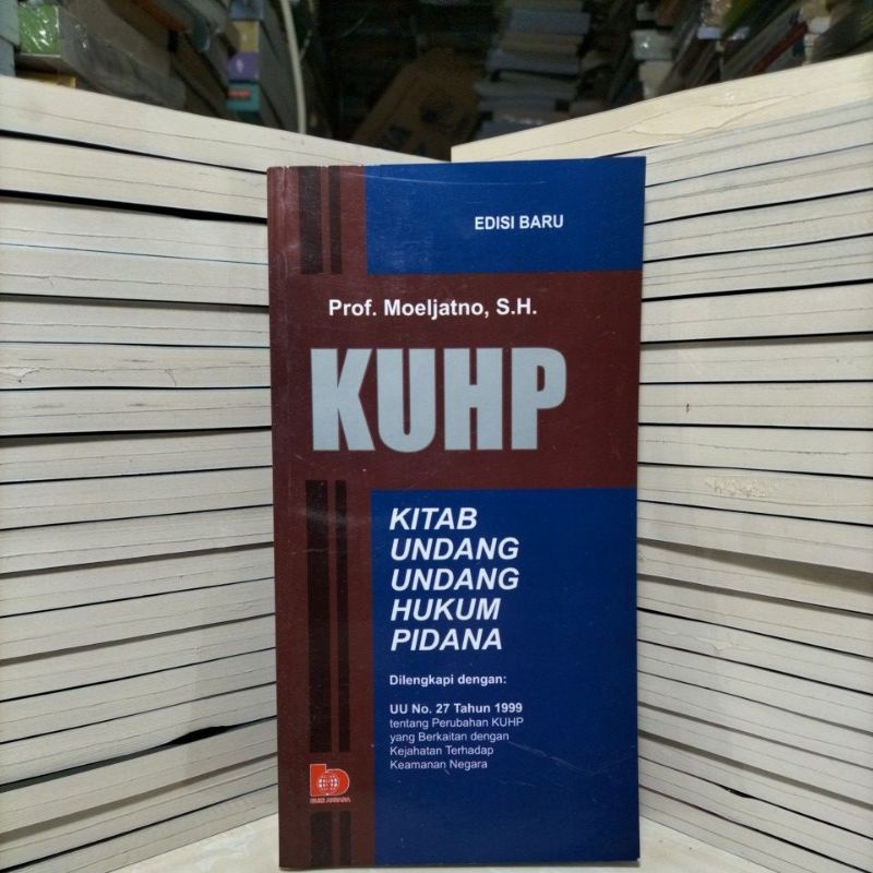 Jual KUHP kitab Undang- Undang Hukum pidana Edisi baru | Shopee Indonesia