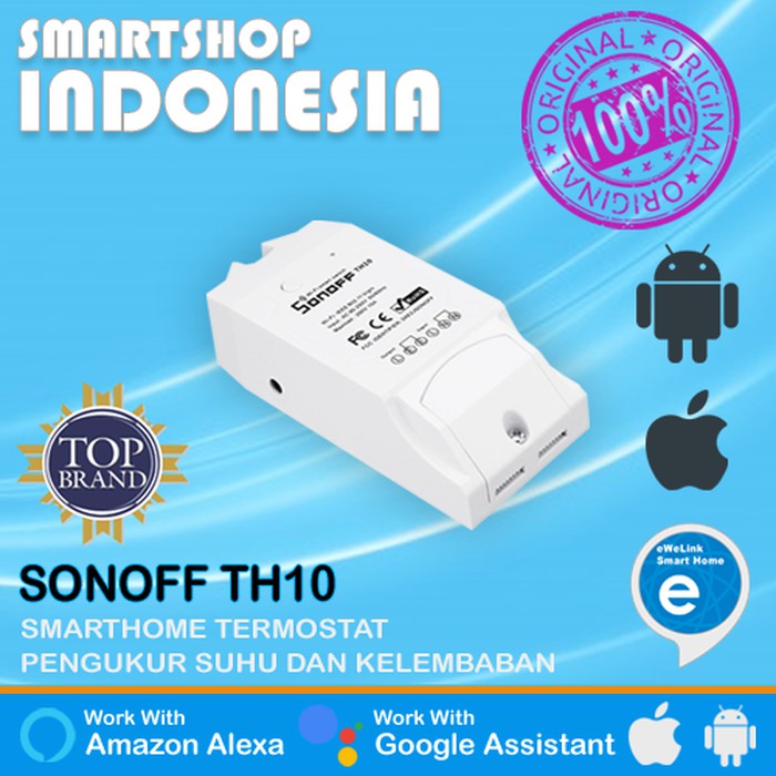 Jual Sonoff TH 10 Wifi Temperature dan Humidity Control Monitor ...