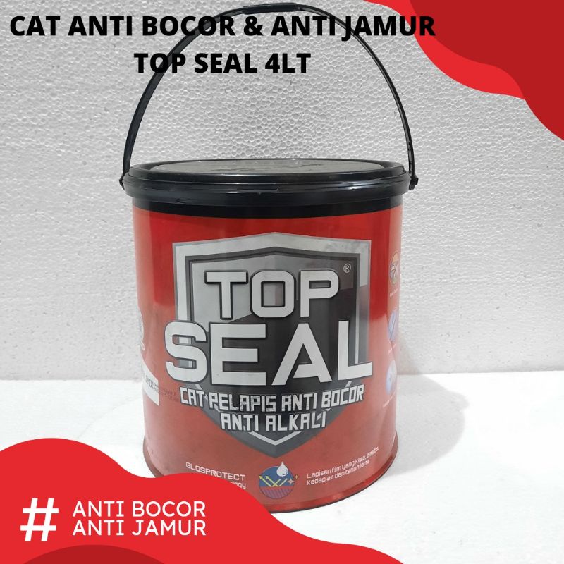 Jual CAT PELAPIS ANTI BOCOR TOP SEAL ANTI JAMUR ANTI RETAK 4LITER WARNA ...