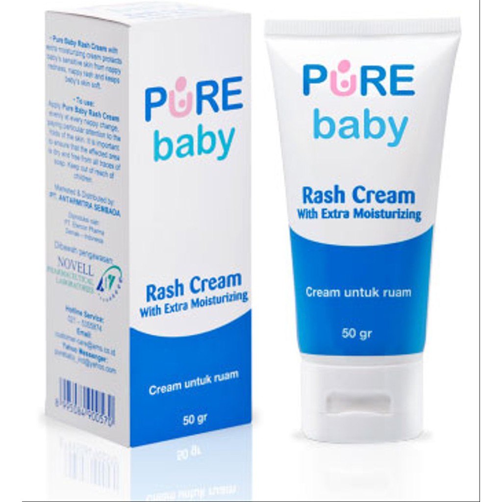 Jual Pure baby Rash Cream 50 gr - Krim Anti Ruam Bayi | Shopee Indonesia