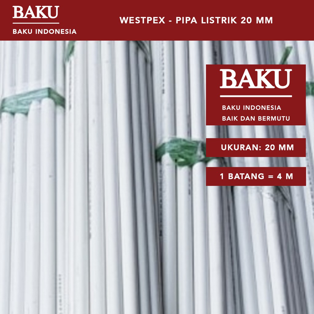 Jual Vinilon Pipa Listrik 20mm / Pipa Conduit Vinilon 20mm | Shopee ...