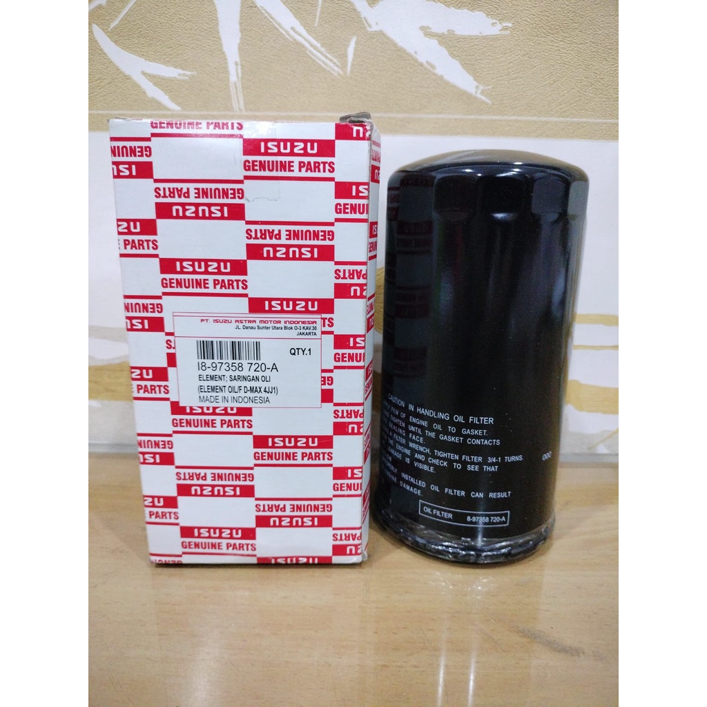 Jual filter oli d-max 4JJ1 (isuzu) | Shopee Indonesia