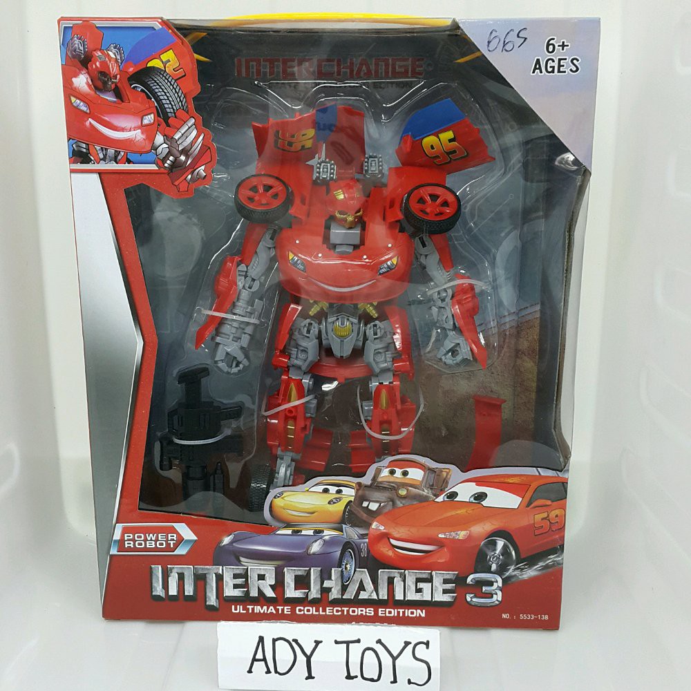 Jual Transformers Cars McQueen Autobots Super Power Robot ...