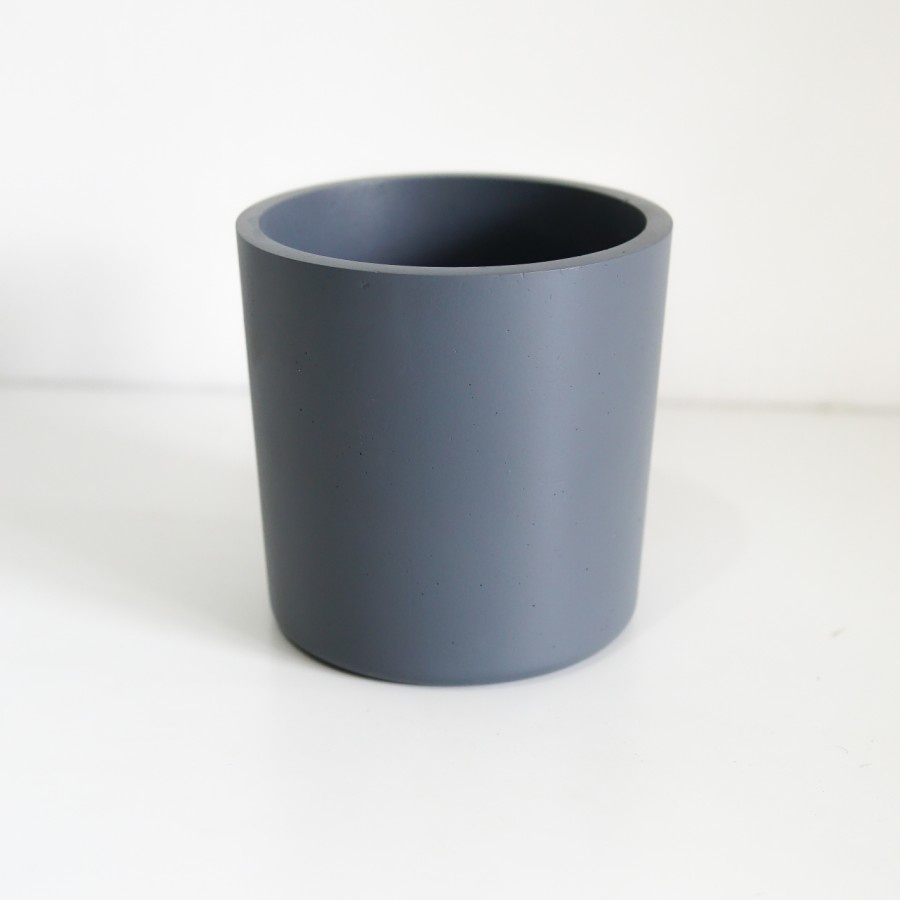 Jual SIGNATURE CONCRETE POT 20cm CYLINDER | Pot Bunga / Pot Tanaman ...