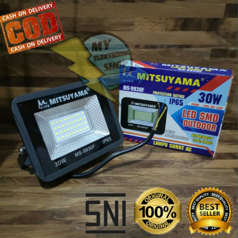 Jual LAMPU SOROT AC 30Watt LED Lampu Sorot Tembak 30W AC MITSUYAMA Lampu LED 30 WATT MS-9930F ...