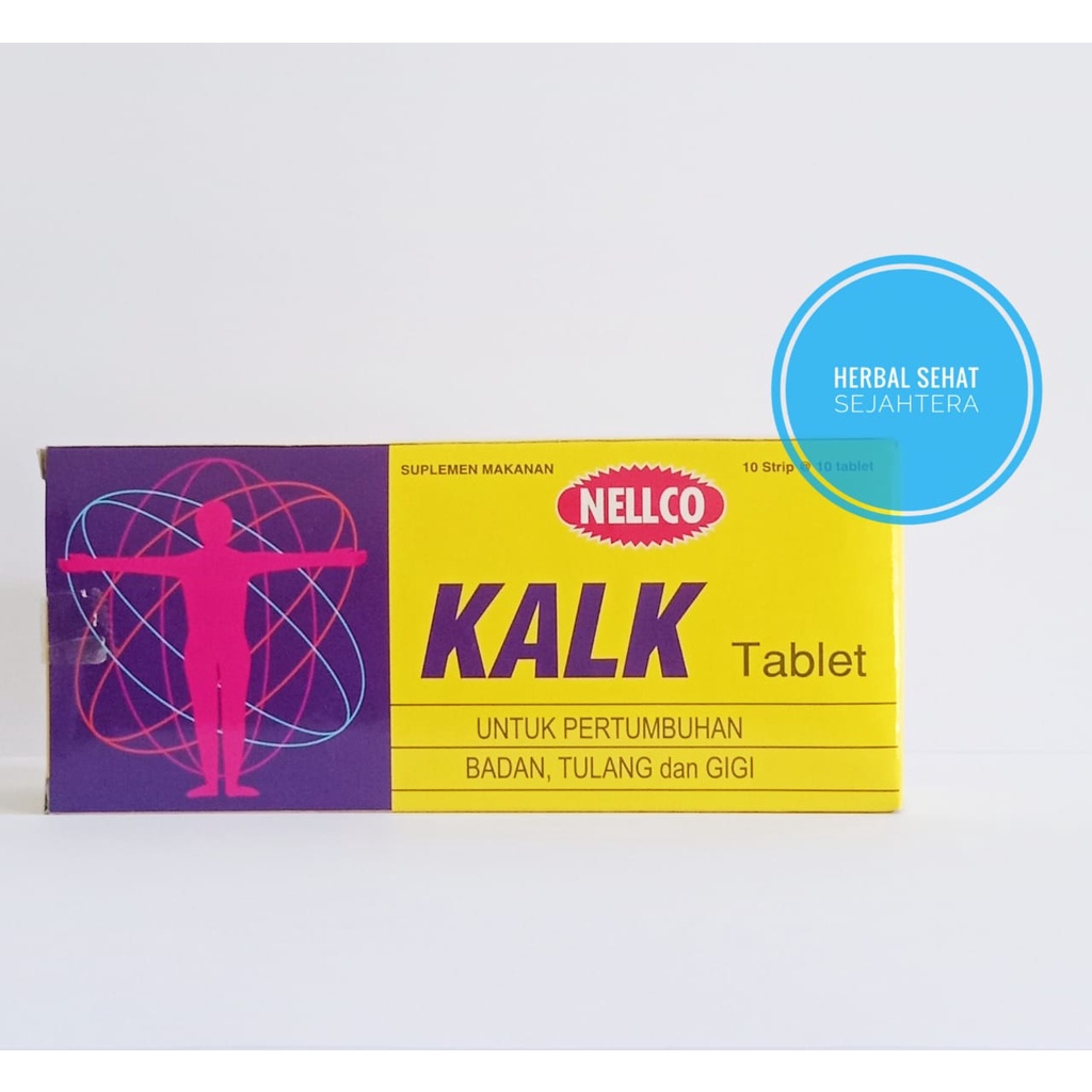 Jual KALK TABLET Kalk isi 100 tablet per box - untuk membantu ...