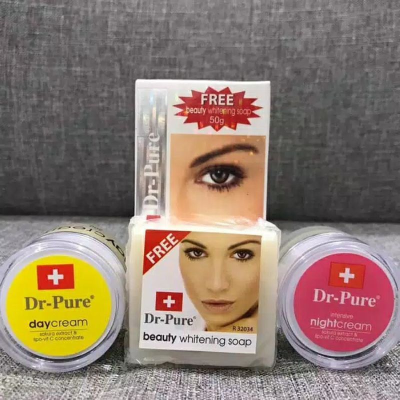 Jual Dr Pure Set (Day, Night, + Whitening Soap) | Shopee Indonesia