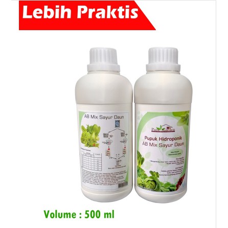 Jual Pupuk Nutrisi Hidroponik AB Mix 250gr 500 ml Pekat Botol PG BGR | Shopee Indonesia