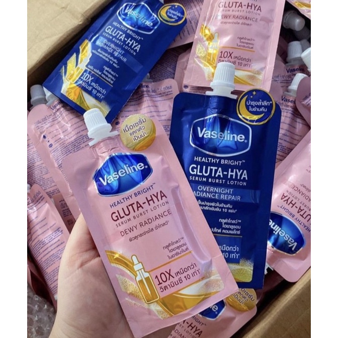 Jual Vaseline Gluta HYA Sachet 30ml Original Thailand | Shopee Indonesia