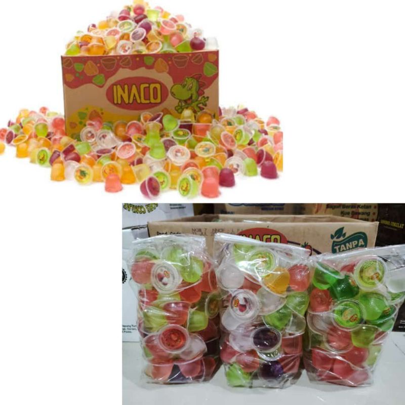 Jual Inaco Jelly Repack Curah Kiloan 1Kg / 1000 g Pudding Agar Jely ...