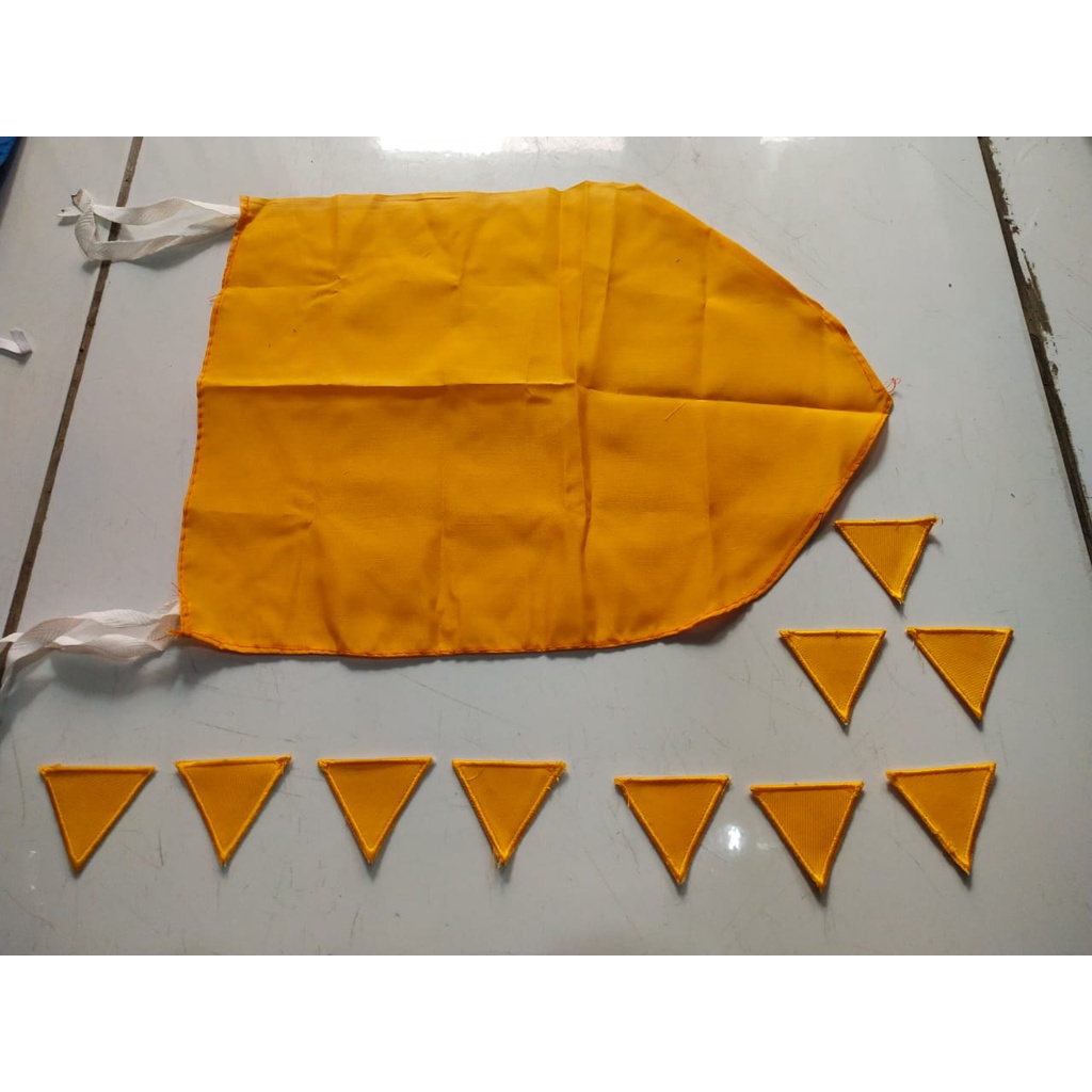 Jual TANDA BARUNG KUNING TUA SET BENDERA SIAGA PRAMUKA | Shopee Indonesia
