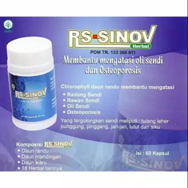 Jual Rs-Sinov / Obat Nyeri Sendi Original PT Natural Nusantara | Shopee ...
