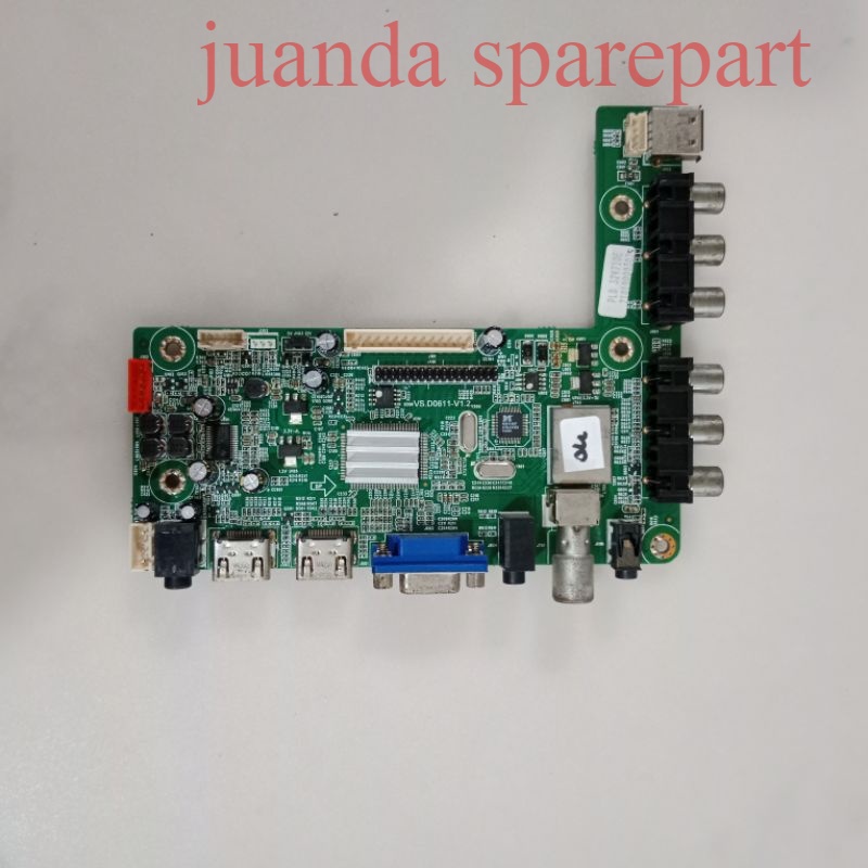 Jual mainboard mb mesin tv led POLYTRON PLD 32V710E modul mobo motherboard mesin tv polytron ...