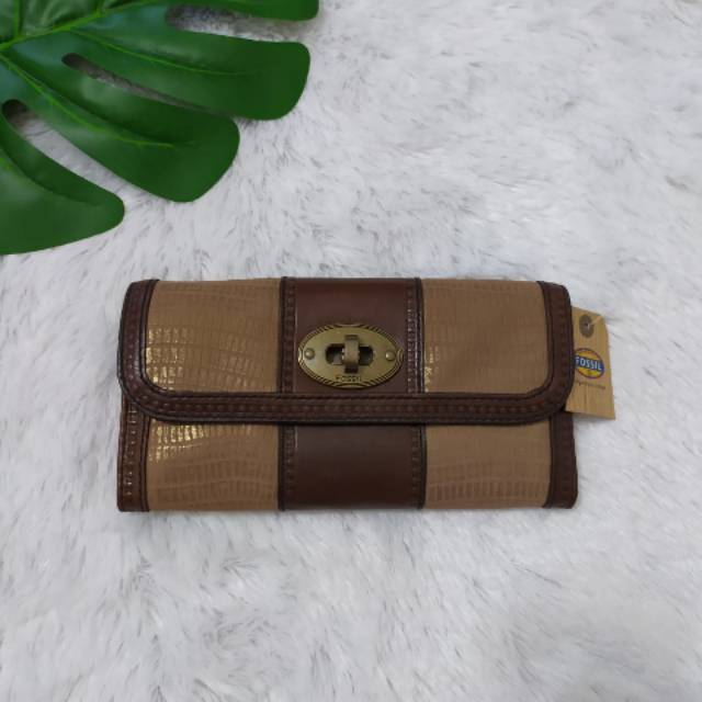 Jual Dompet Fossil Vintage Reissue Leather Original/Authentic | Shopee ...