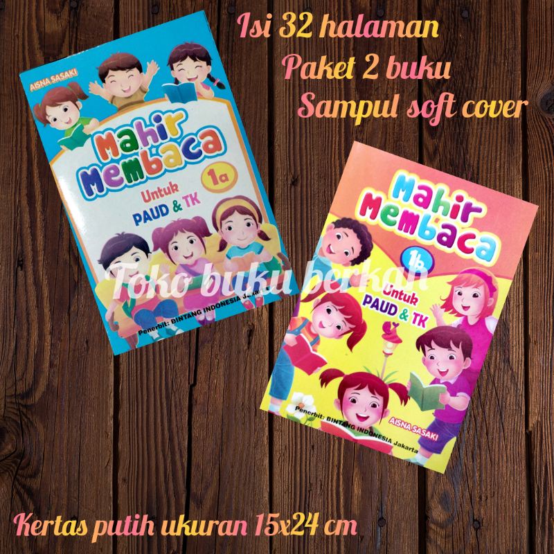 Jual buku mahir membaca isi 2 buku 1A&1B (15x24cm) | Shopee Indonesia