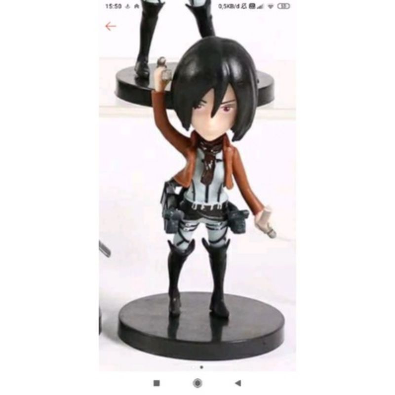 Jual SHF FIGMA ATTACK ON TITAN EREN MIKASA LEVI ACTION FIGURE | Shopee ...