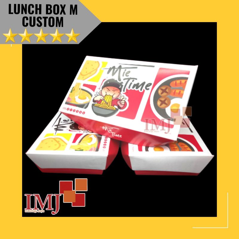 Jual GRATIS DESAIN PAPER LUNCH BOX M CUSTOM DESAIN FULL COLOR BOX AYAM ...