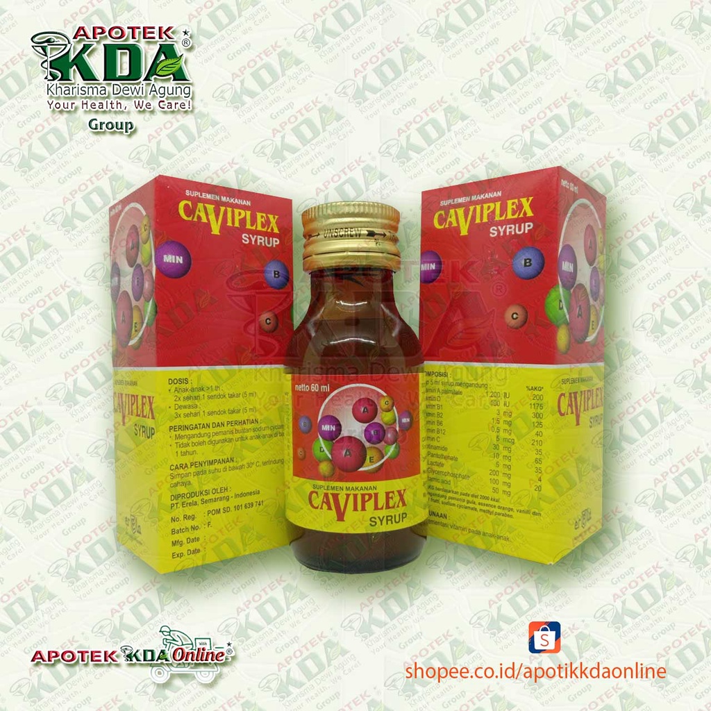 Jual CAVIPLEX SIRUP 60 ML | CAVIPLEX SYRUP | SUPLEMEN MAKANAN | Shopee ...