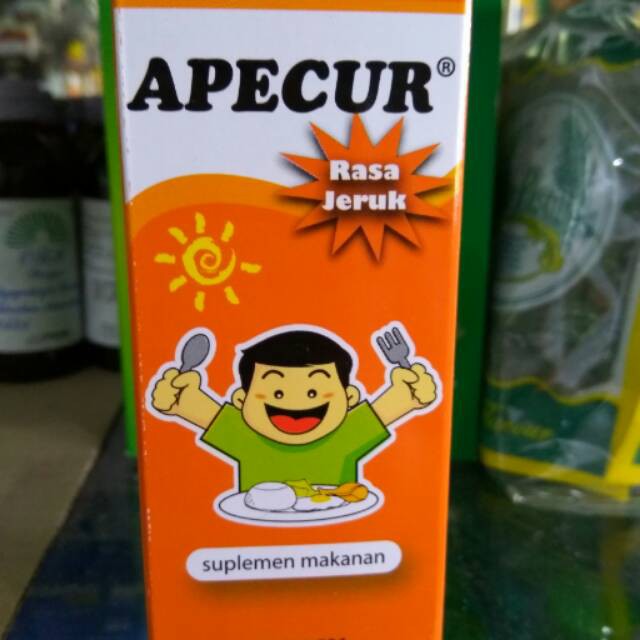 Jual APECUR SYRUP 100 ML vitamin penambah napsu makan | Shopee Indonesia