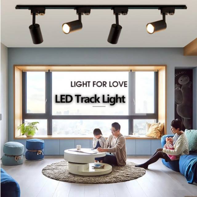 Jual Lampu Led Rell Rel Cob 10W - Led Tracklight track light Spotlight ...