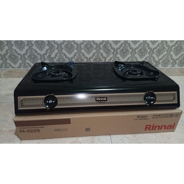 Jual RINNAI Kompor Gas 2 Tungku RI-522S | Shopee Indonesia