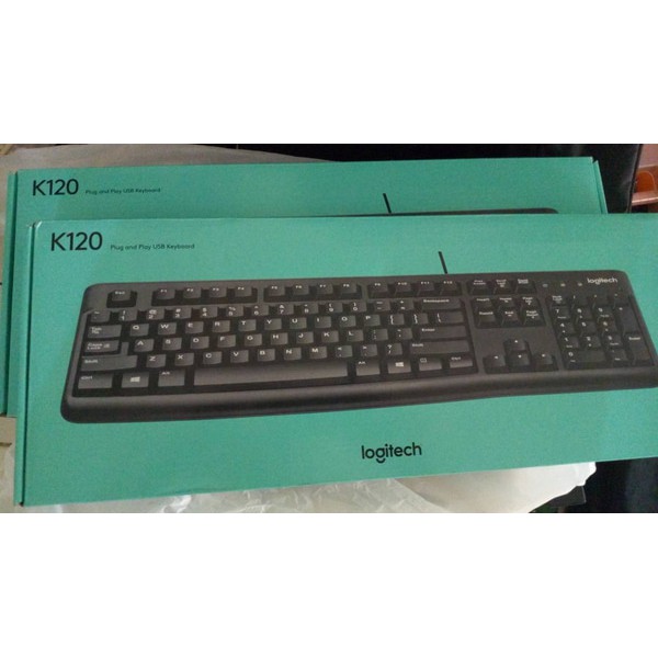 Jual LOGITECH CABLE KEYBOARD K120 USB / KEYBOARD K 120 ORIGINAL ...