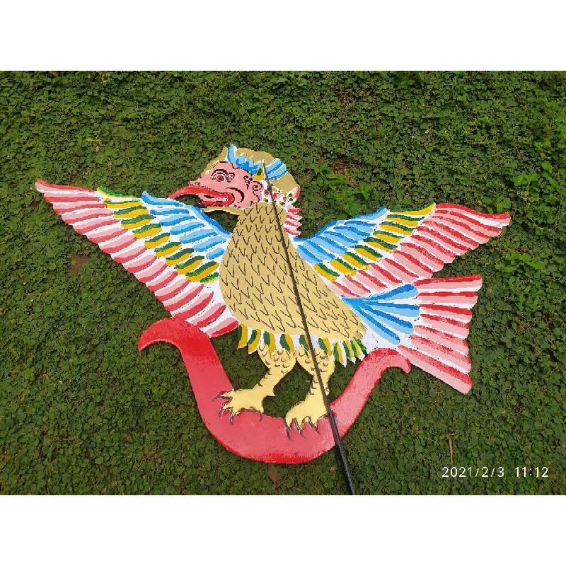Jual wayang kertas duplex garuda/jatayu ukuran standar pentas ...