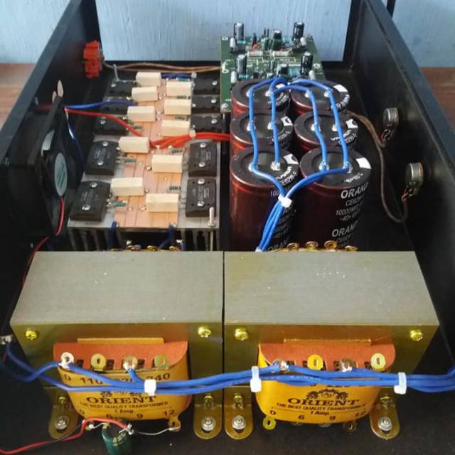 Jual POWER AMPLIFIER RAKITAN 800W DUAL TRAFO | Shopee Indonesia