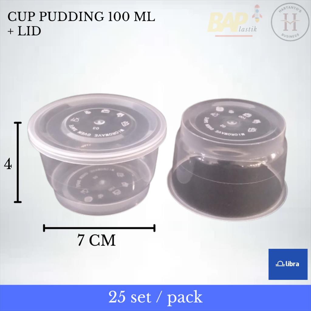 Jual Thinwall Cup Pudding Libra 100 ml | Shopee Indonesia