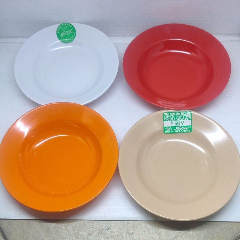 Jual Piring Melamine 6" Piring kue Piring kecil lepekan Hoover 4006 cap ...