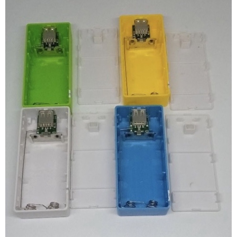 Jual Modul & casing power bank 1 & 2 slot baterry 18650 | Shopee Indonesia